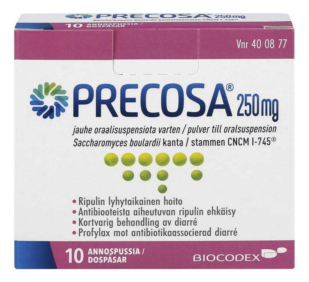 PRECOSA 250 mg (1 × 10kpl) – Karhu Apteekki