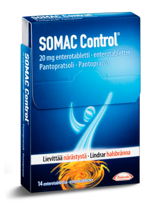 SOMAC CONTROL 20 mg (1 × 14fol) – Aitoapteekki