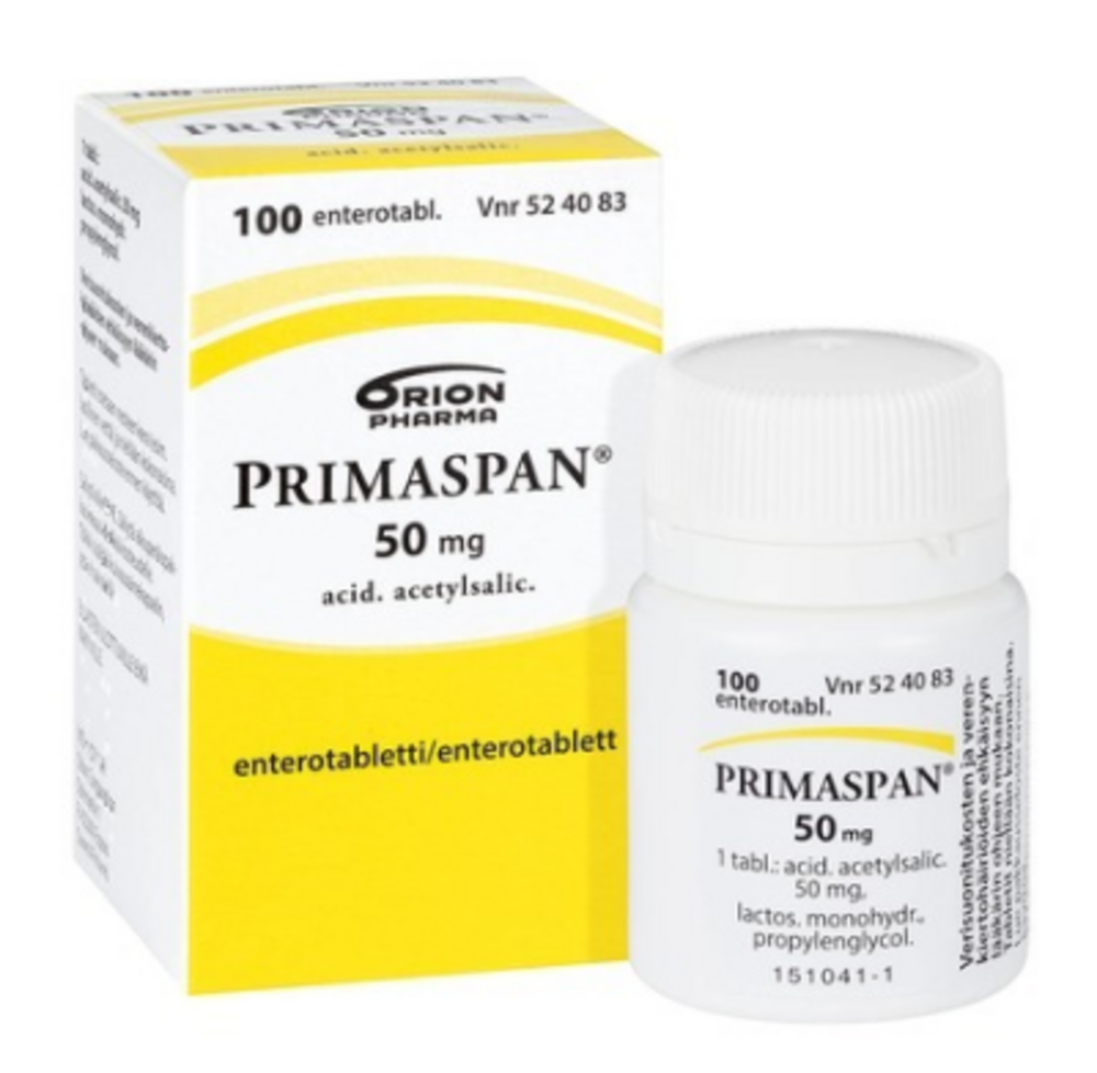 PRIMASPAN enterotabletti 50 mg 100 kpl – Aitoapteekki