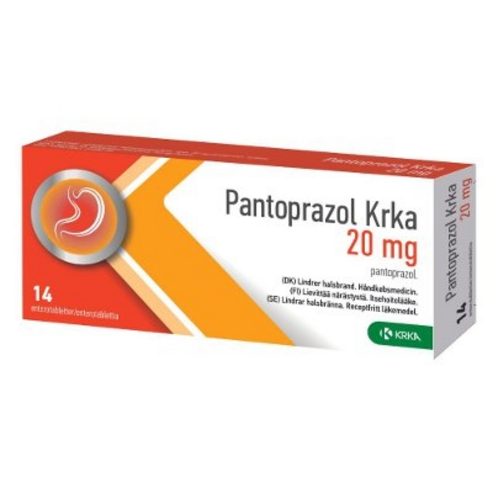 PANTOPRAZOL KRKA enterotabletti 20 mg 14 fol – Lääkeverkkokauppa.fi ...