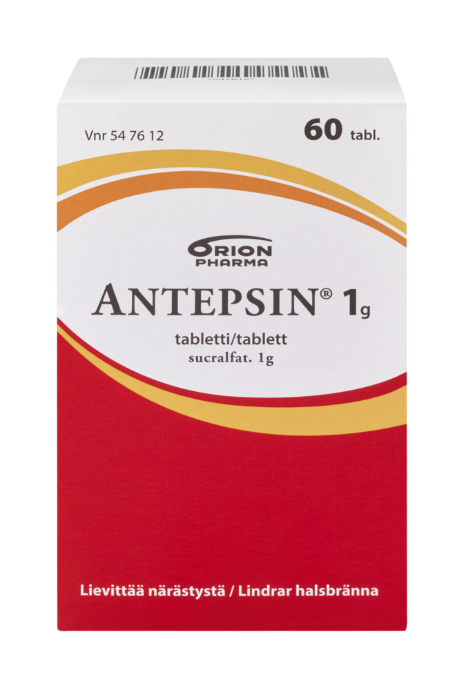 ANTEPSIN tabletti 1 g 60 fol – Lääkeverkkokauppa.fi | Kangasalan ...